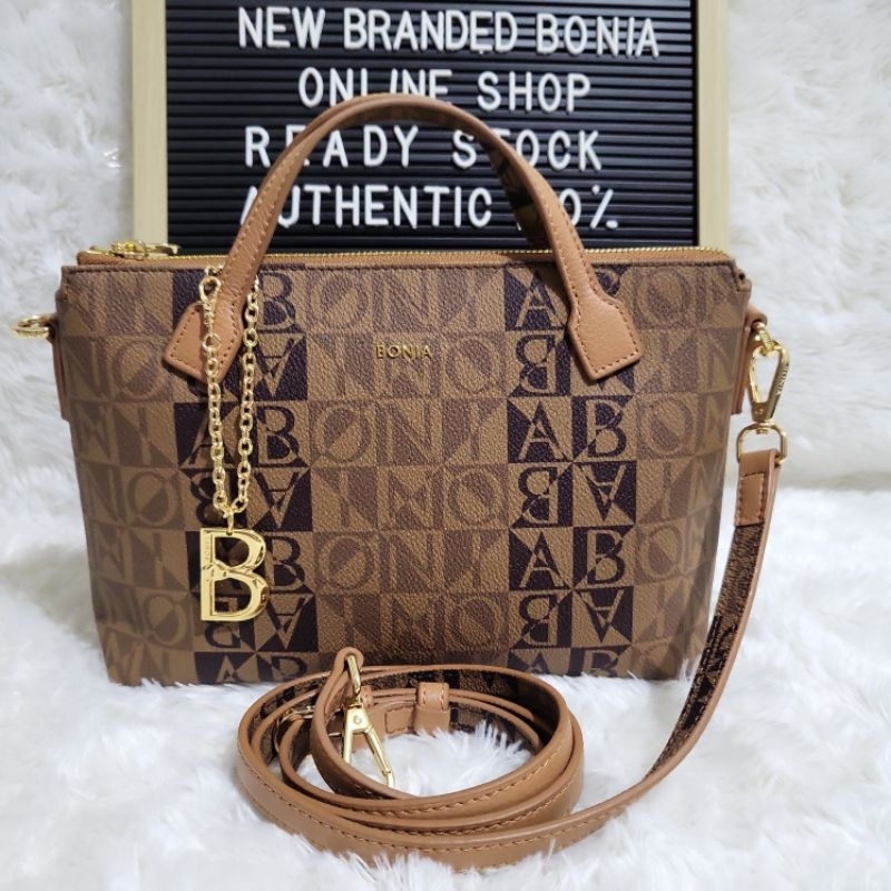 Jual tas bonia original sling bag gradasi | Shopee Indonesia