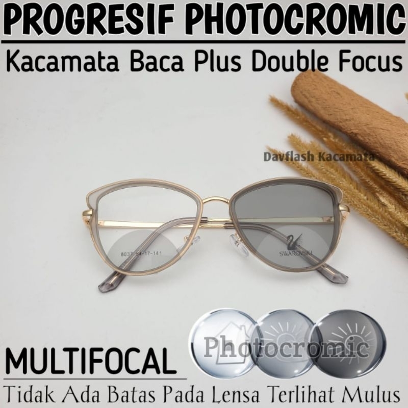 Jual kacamata frame 8037 Baca plus lensa progresif photocromic Baca dan ...