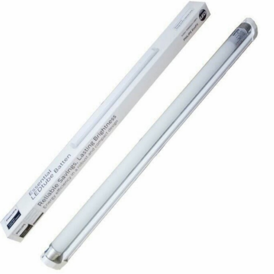 Jual Lampu TL Led Philips T8 120 Cm 16 Watt Ecofit Philips + Kap Set Komplit | Shopee Indonesia