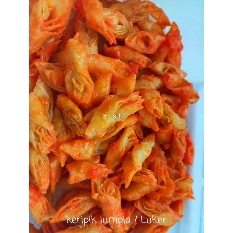 Jual keripik lumpia kering luker 250 gram super renyah dan enak ...
