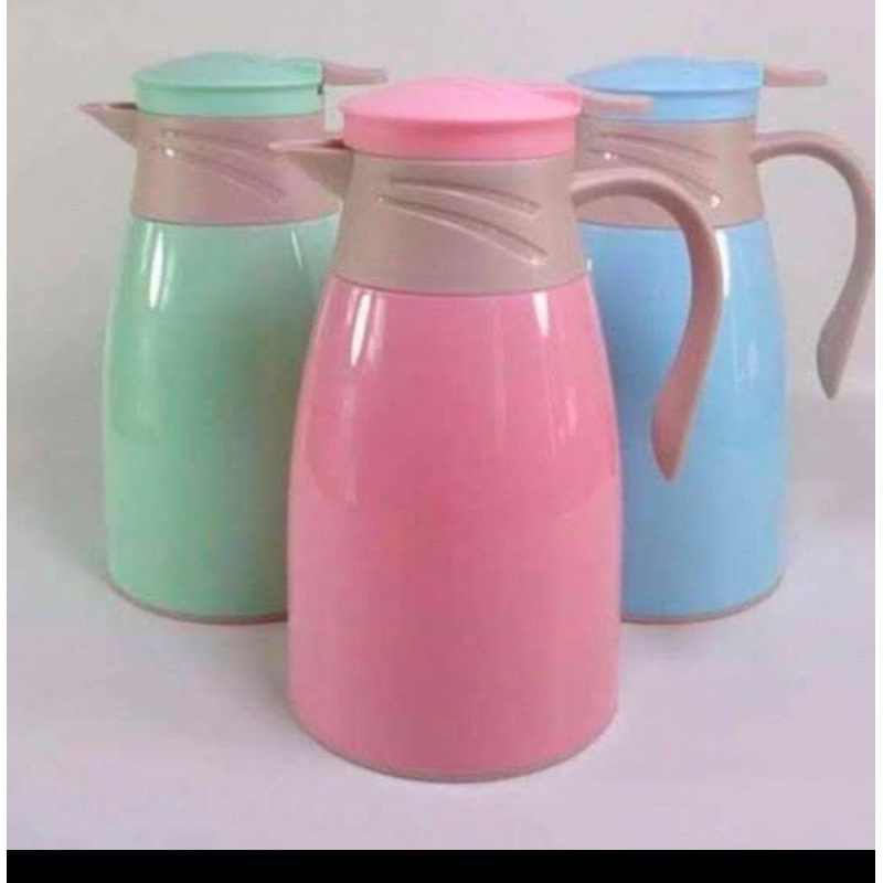 Jual Teko Termos Air Panas Luar Plastik Kapasitas 1 Liter/ TERMOS AIR ...