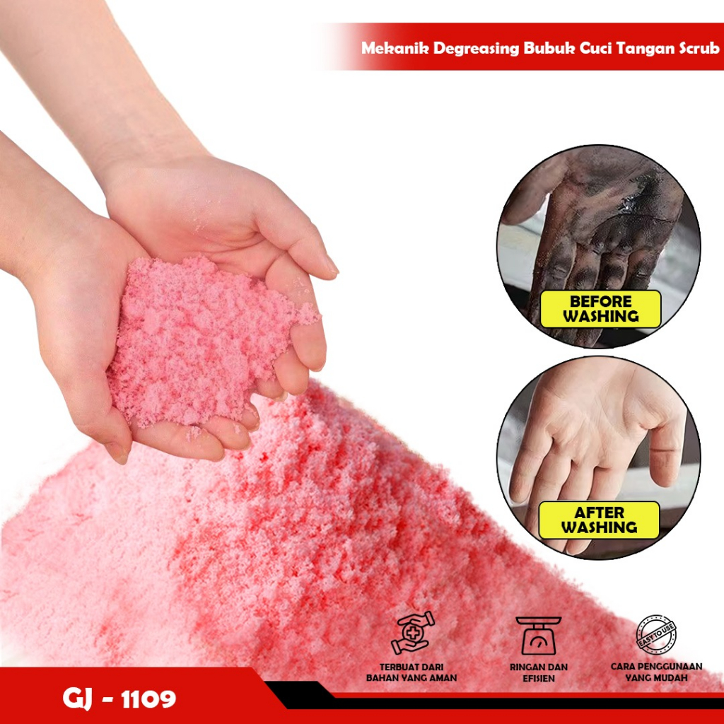 Jual Sabun Bubuk Cuci Tangan Magic Scrub warna pink - SWEETBEE | Shopee ...