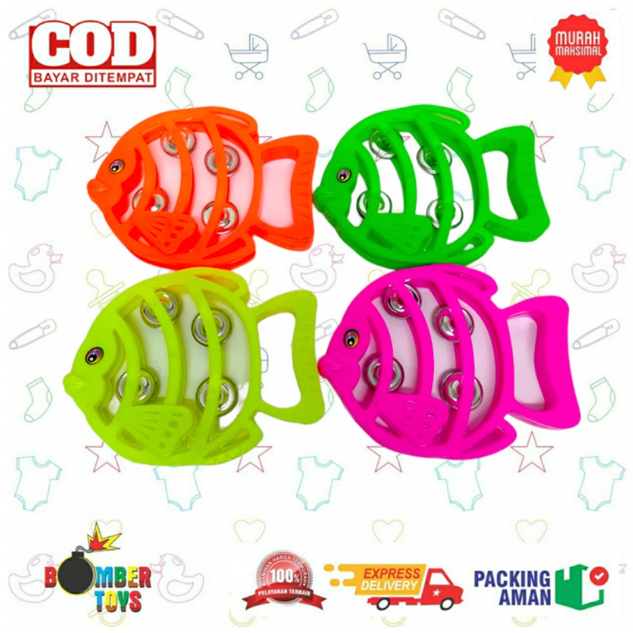 Jual MAINAN ANAK Music Edukasi KERINCINGAN REBANA KERINCING Bulat Murah ...