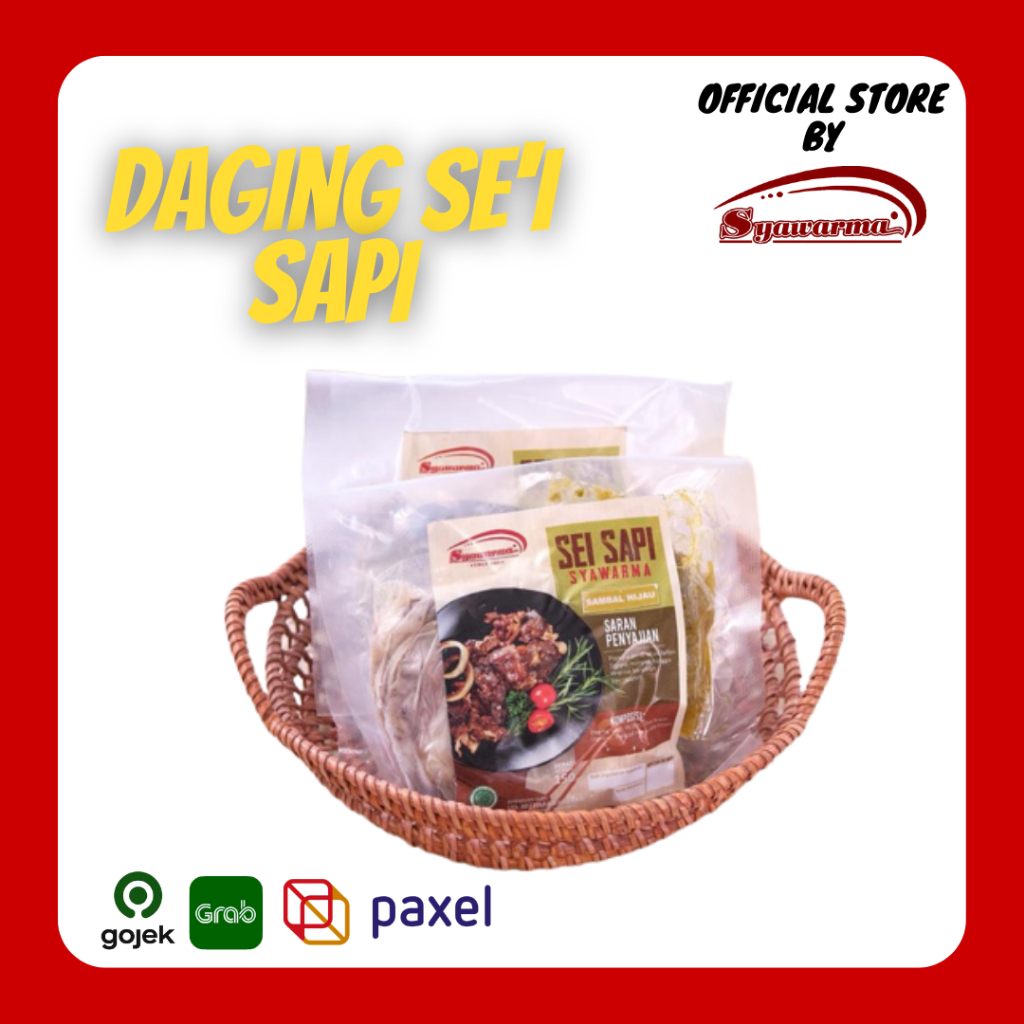 Jual SEI SAPI PREMIUM / SEI SAPI ASAP 150gr + Aneka rasa pilihan sambal | Shopee Indonesia