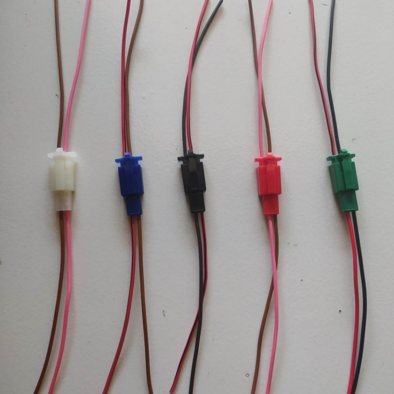 Jual Soket 2 pin Socket 2 pin Socket Sambungan 2 pin Set Kabel | Shopee ...
