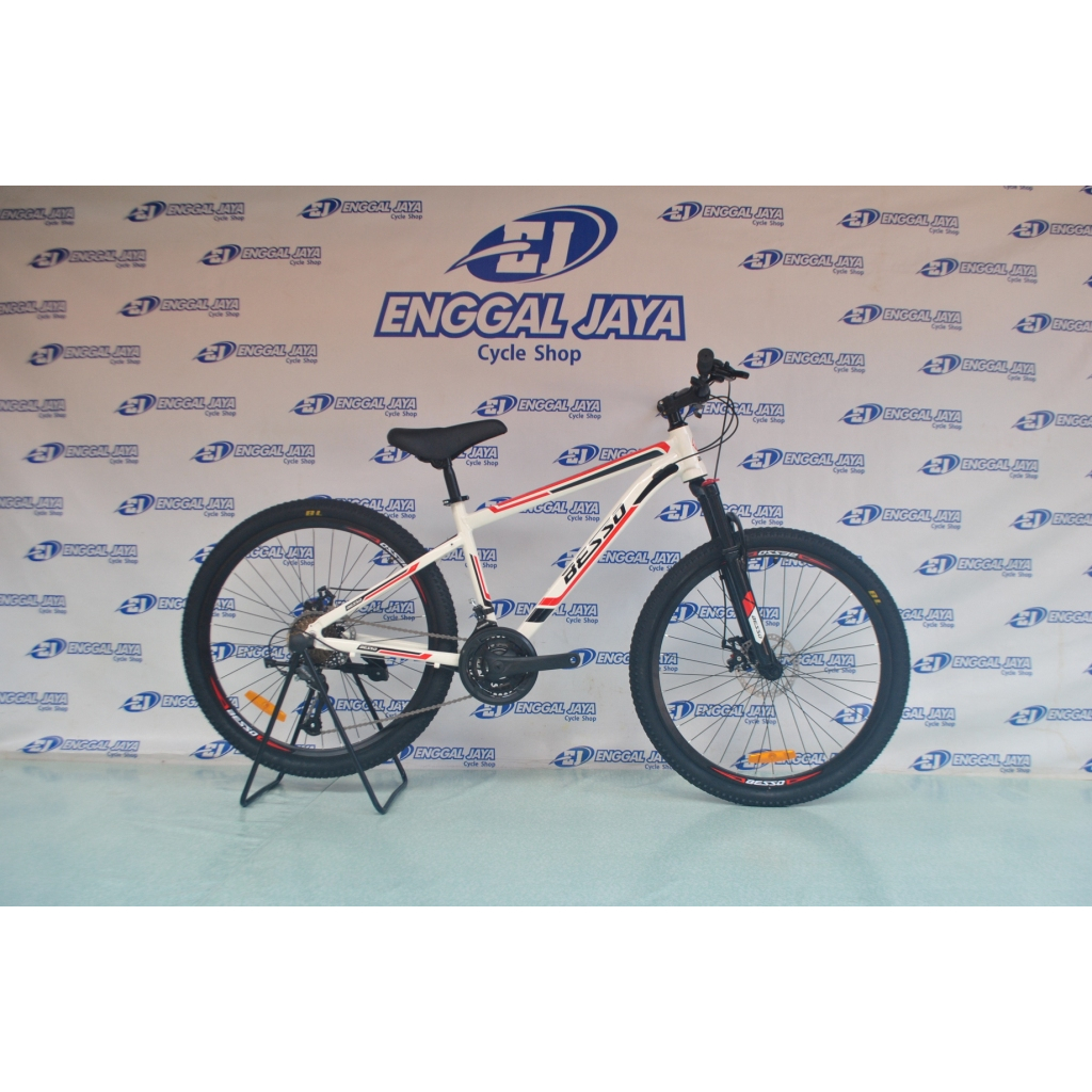 Jual Sepeda Gunung MTB Besso Alloy 006 AL Full Shimano Altus 27 Speed 26 Inch Lock Out ...