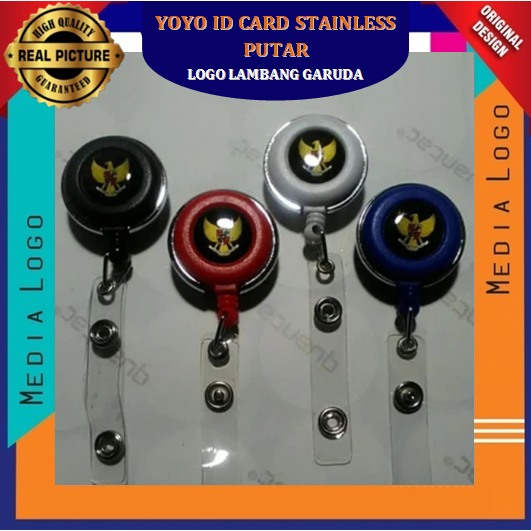 Jual YOYO ID CARD/NAME TAG ID+LOGO LAMBANG GARUDA | Shopee Indonesia