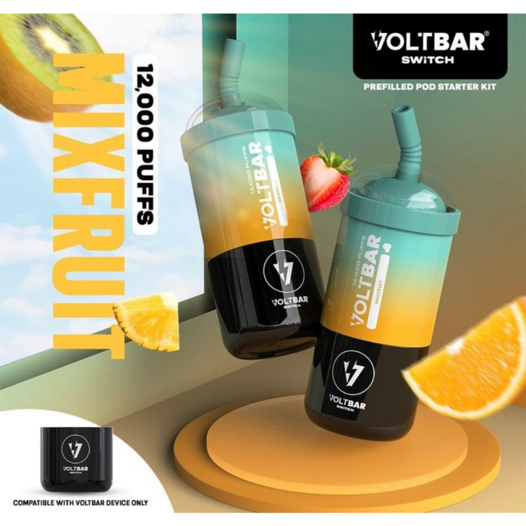 Jual READY VOLTBAR 12000 SWITCH 12000 PUFFS Pre-filled Pod | Shopee ...