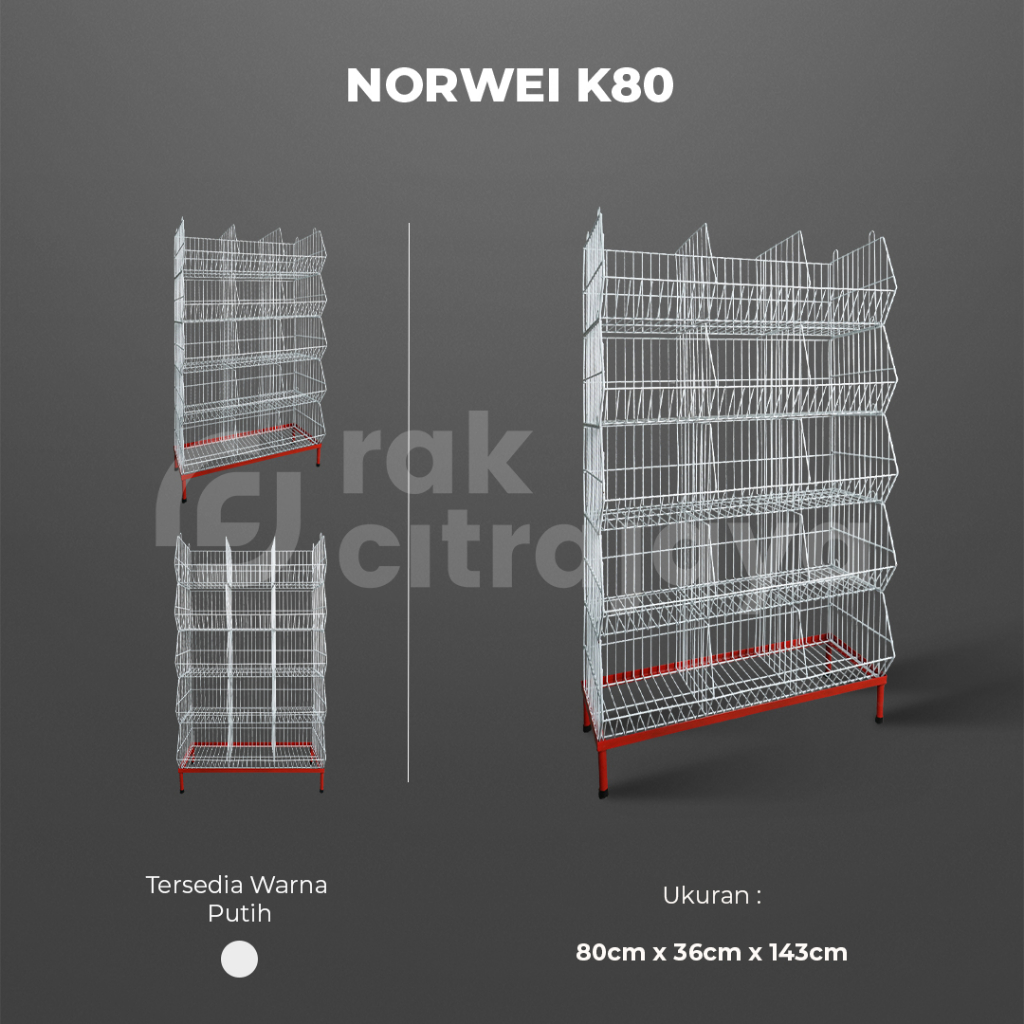 Jual NORWEI K RAK TOKO DISPLAY SNACK CIKI JUMBO SERBAGUNA | MELODY ...