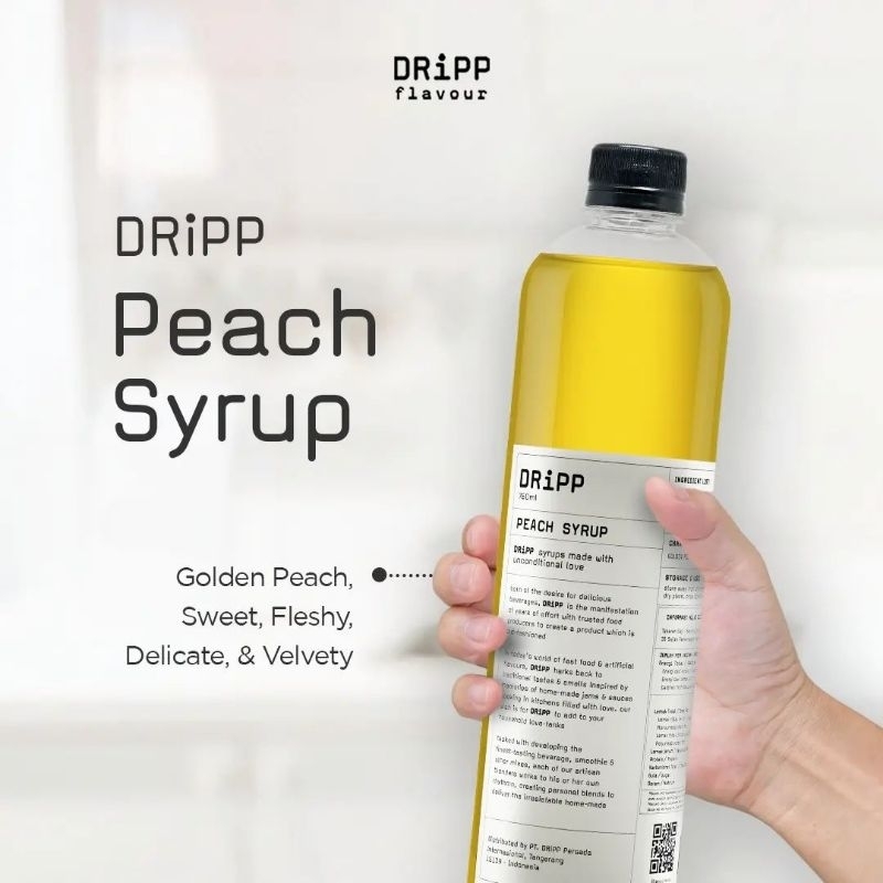 Jual Dripp Syrup Peach 760ml | Shopee Indonesia
