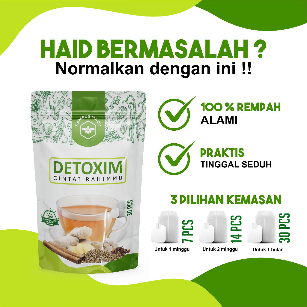 Jual DETOXIM Detox Rahim Instan Teh Celup Praktis Siap Seduh | Shopee ...