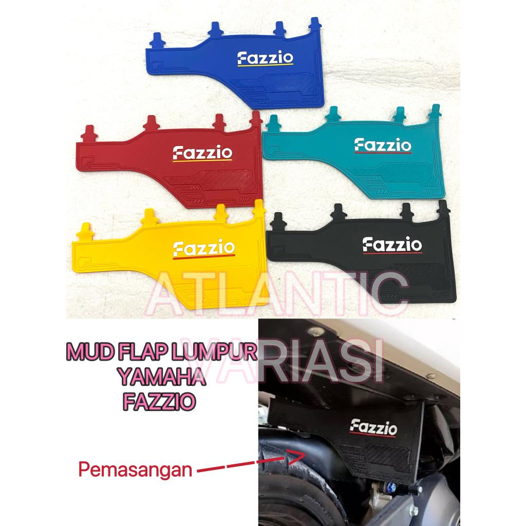 Jual MUDFLAP FAZZIO AKSESORIS MOTOR YAMAHA FAZZIO KARET SPAKBOR KOLONG ...