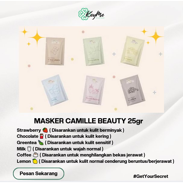 Jual MASKER CAMILLE BEAUTY 25gr | Shopee Indonesia