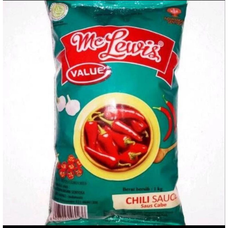 Jual MC Lewis Saos Cabe 1 KG Super Murah | Shopee Indonesia