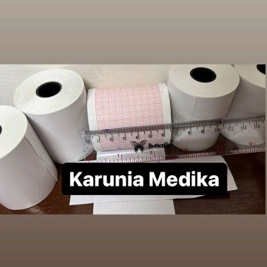 Jual Kertas EKG / ECG paper Ukuran 63 mm x 30 m Polos | Shopee Indonesia