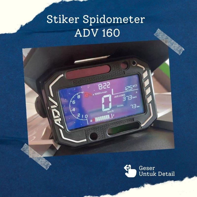 Jual Stiker Spidometer ADV 160 Rubber Cover Spidometer ADV 160 Karet ...