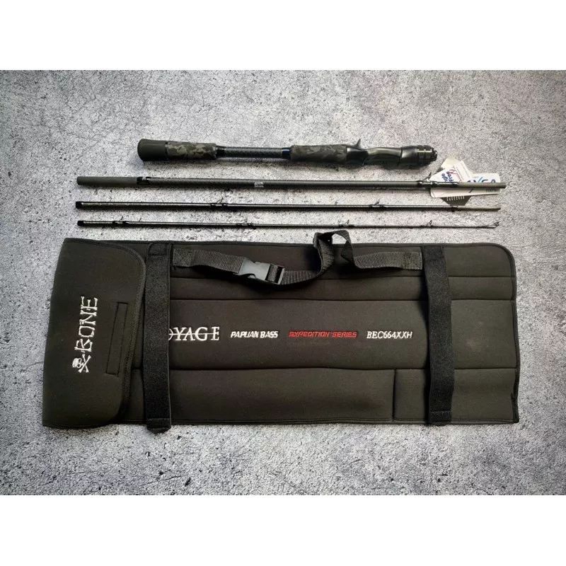 Jual Joran Travel Rod Bone voyage Papuan Bass Expedition | Shopee Indonesia
