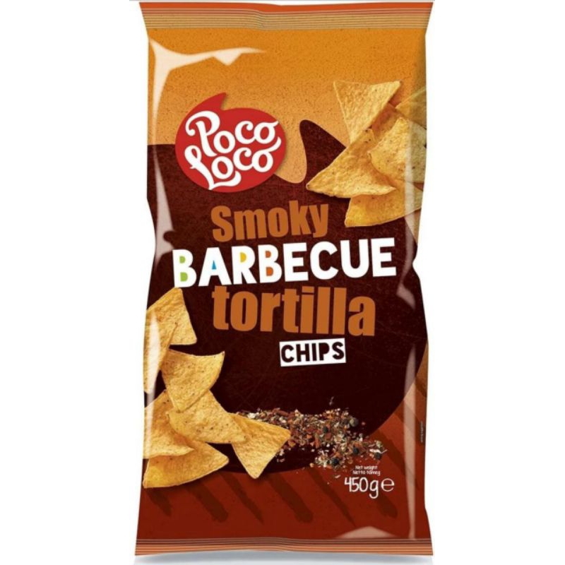 Jual Poco Loco Tortilla Chips BBQ 450g | Shopee Indonesia