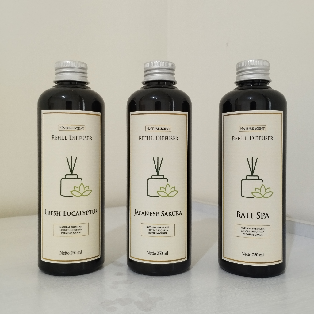 Jual Isi ulang pengharum ruangan reed diffuser 250 ml - reffil diffuser ...