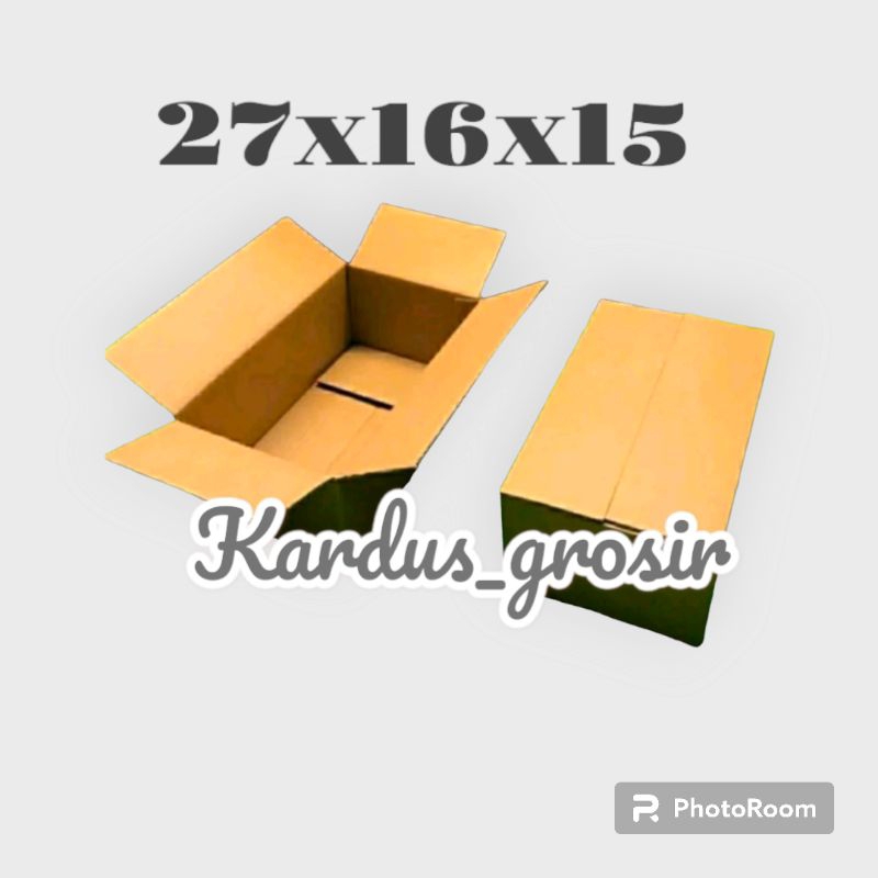 Jual Kardus Packing 27x16x15 | Shopee Indonesia