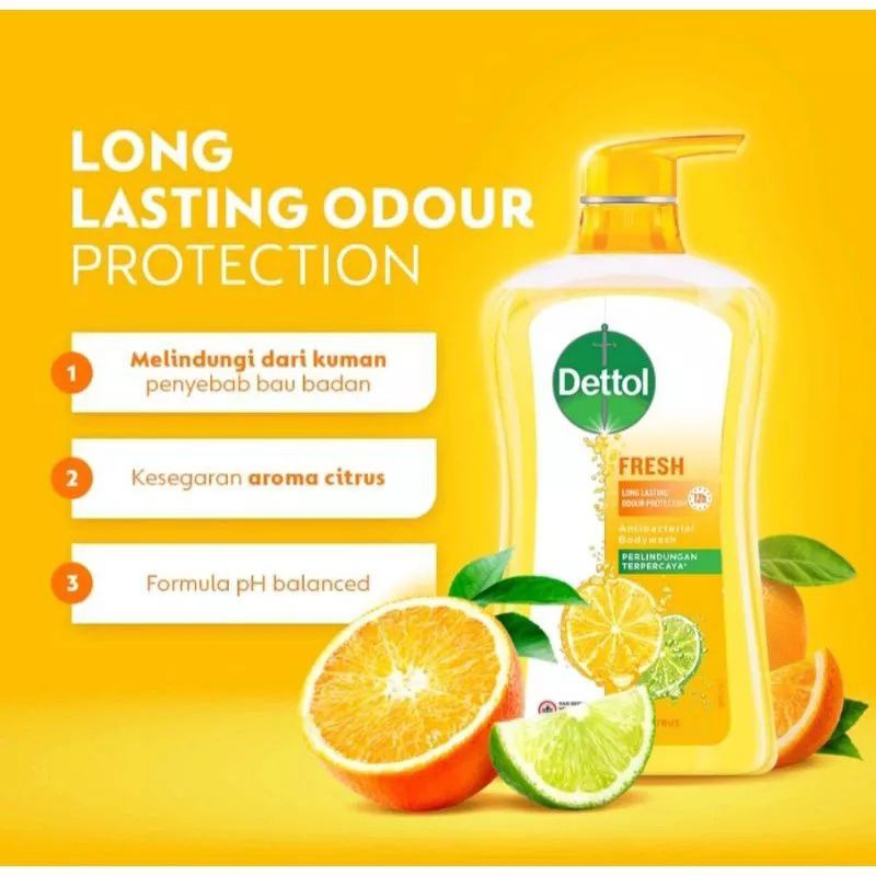 Jual Dettol Bodywash Sabun Mandi Cair Botol Pump - Fresh 625gr | Shopee ...