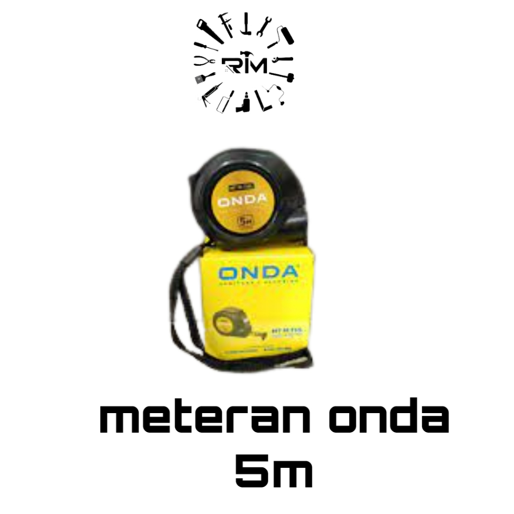 Jual ONDA Measuring Tape / Meteran 5 Meter MT M-TUL | Shopee Indonesia