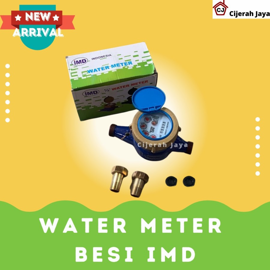 Jual METERAN AIR BESI MIAMI /WATER METER BESI SNI PAM PDAM | Shopee ...