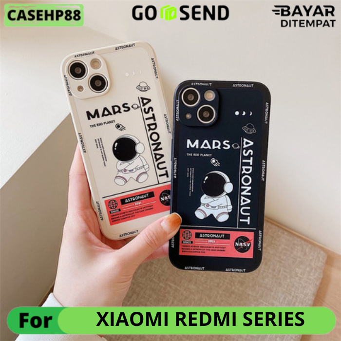 Jual Casing Silikon Astronot Mars Lucu Case Cute Untuk Xiaomi Redmi ...