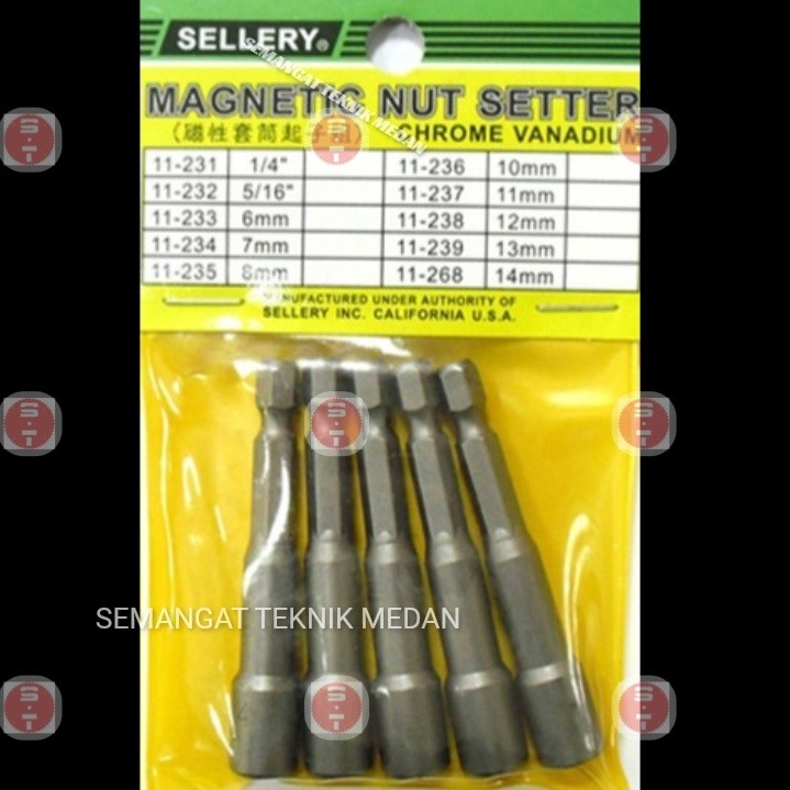 Jual MATA SOK SOCK BOR MAGNETIC NUT ROOFING BAUT 14mm 14 mm SELLERY 11 ...