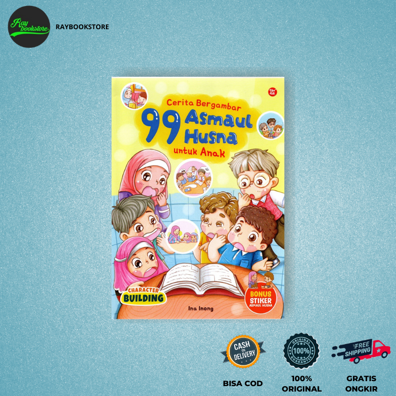 Jual Buku Cerita Bergambar 99 Asmaul Husna Untuk Anak - Wahyu Media | Shopee Indonesia
