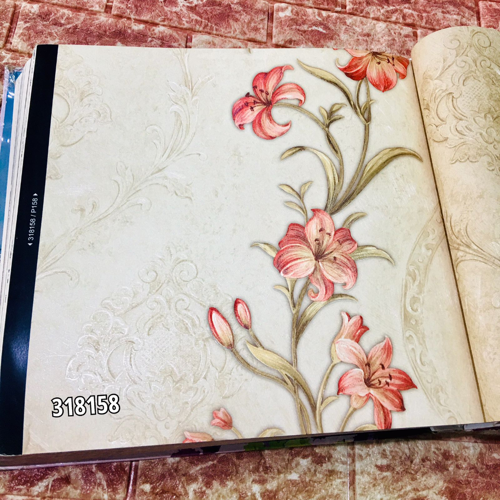 Jual WALLPAPER DINDING MOTIF BUNGA SEPATU 3D MINIMALIS PRIVATE | Shopee ...