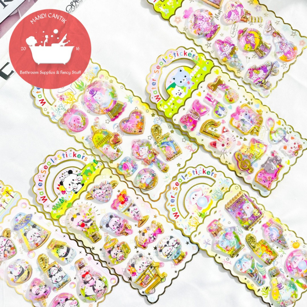 Jual STIKER TIMBUL 3D ISI AIR WATER SEAL STICKER TERMURAH ORIGINAL ...