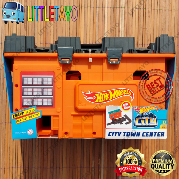 Jual HOTWHEELS CITY TOWN CENTER TRACK PLAY SET ORIGINAL MATTEL CITY ...