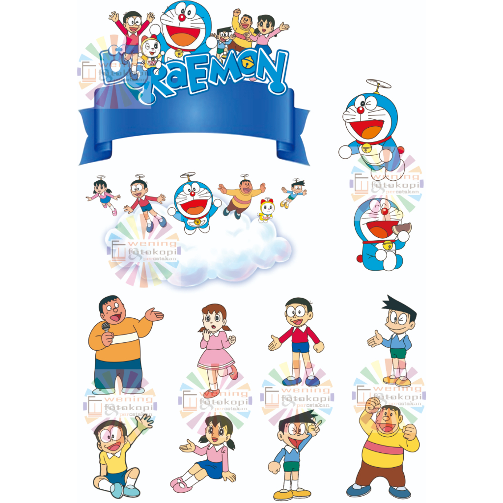 Jual TOPPER KUE ULANG TAHUN/KHITAN #DORAEMON | Shopee Indonesia