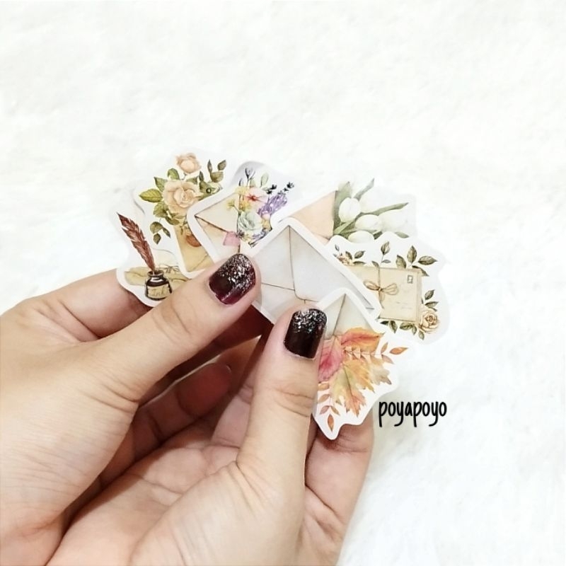 Jual [Part 1] Sticker Aesthetic Scrapbook Sticker Planner Decor DIY ...