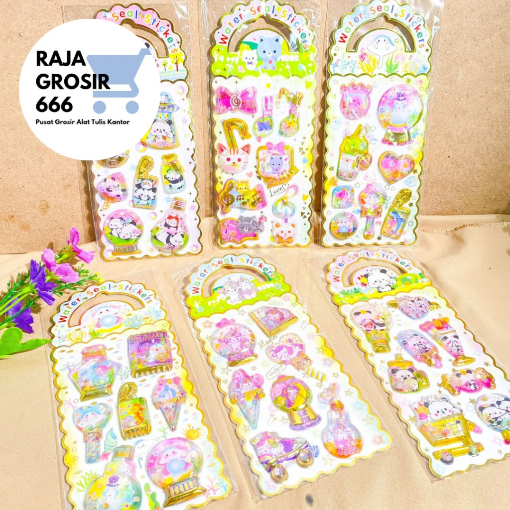 Jual STIKER TIMBUL 3D ISI AIR WATER SEAL STICKER TERMURAH ORIGINAL ...