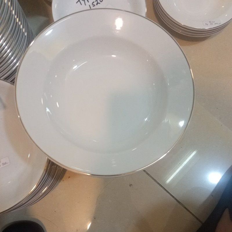 Jual Piring makan SANGO list gold 8" 20cm | Shopee Indonesia