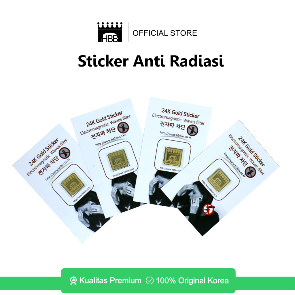 Jual Sticker Habibi Anti Radiasi Rasio HP 24K Gold - HBB Shop | Shopee ...