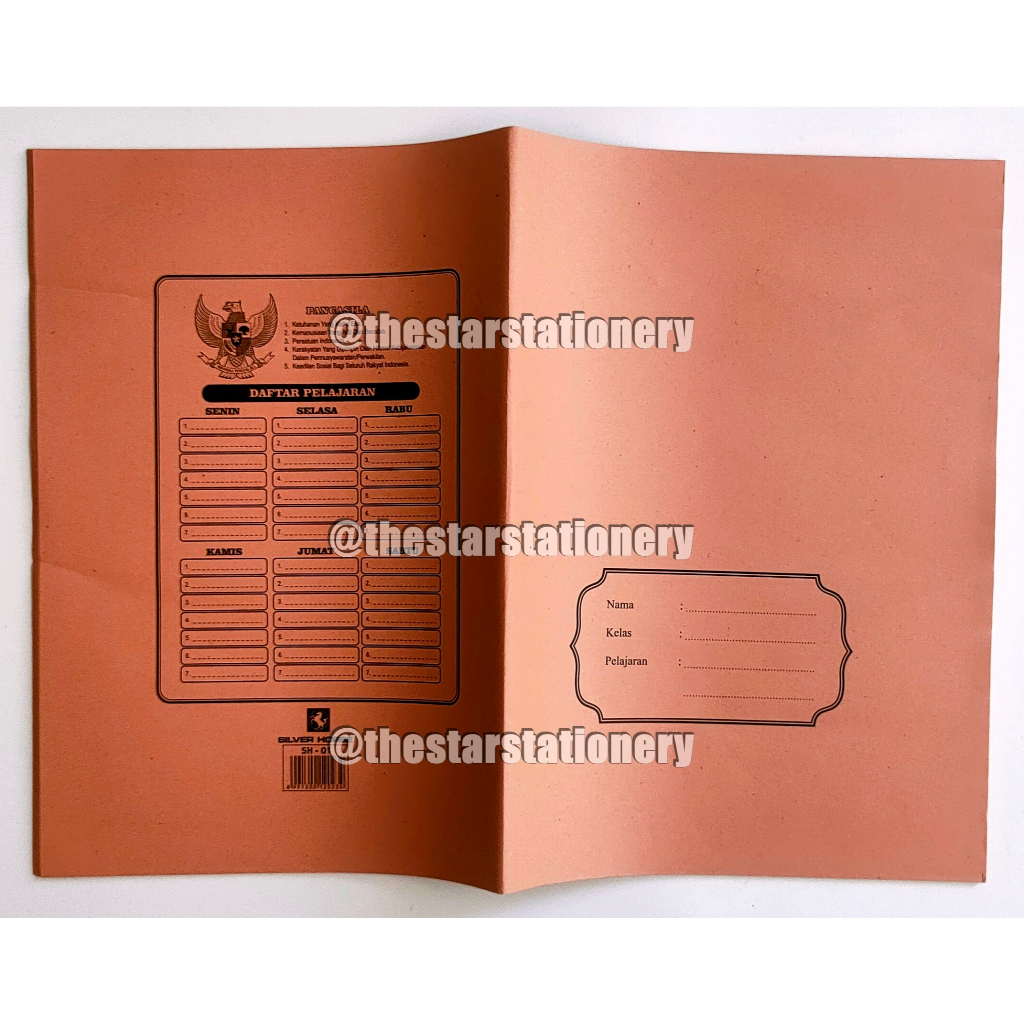 Jual Sampul Buku Tulis Coklat Sampul Buku Kwarto 1 Pack Isi 20