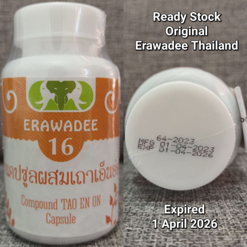 Jual Erawadee 16 Thao En On ( Pengobatan Sendi) Original Thailand ...