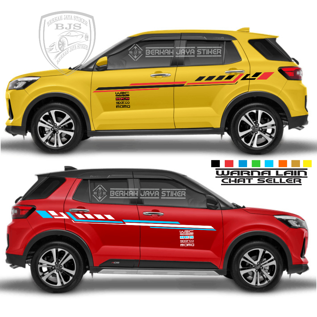 Jual Sticker stiker mobil rocky cutting sticker mobil daihatsu rocky ...