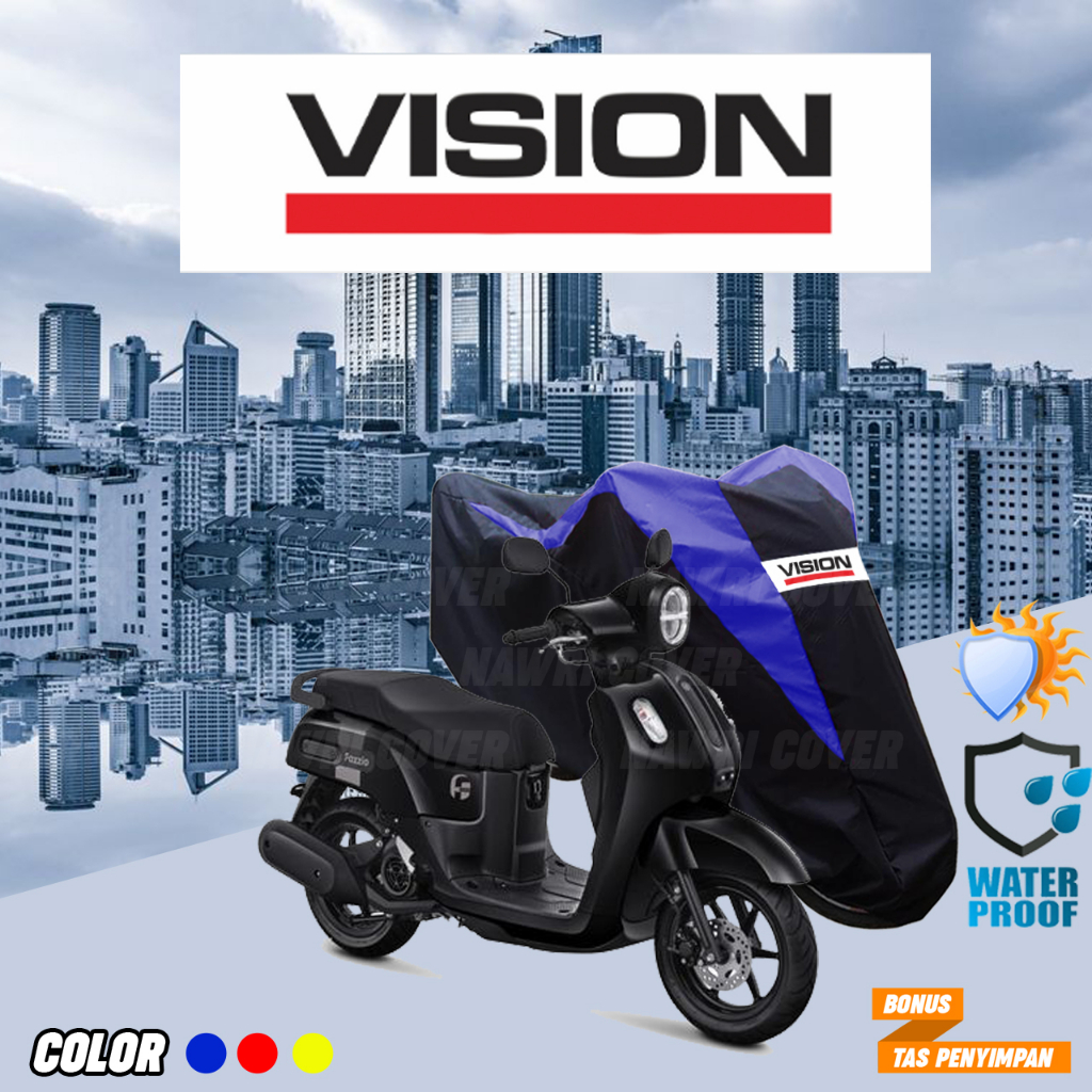 Jual Cover motor Fazzio Sarung pelindung penutup body motor Fazzio ...
