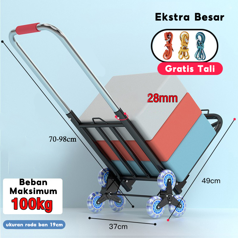 Jual Troley Lipat Bahan Besi Trolley Troli Troly Lipat Besi Galon ...