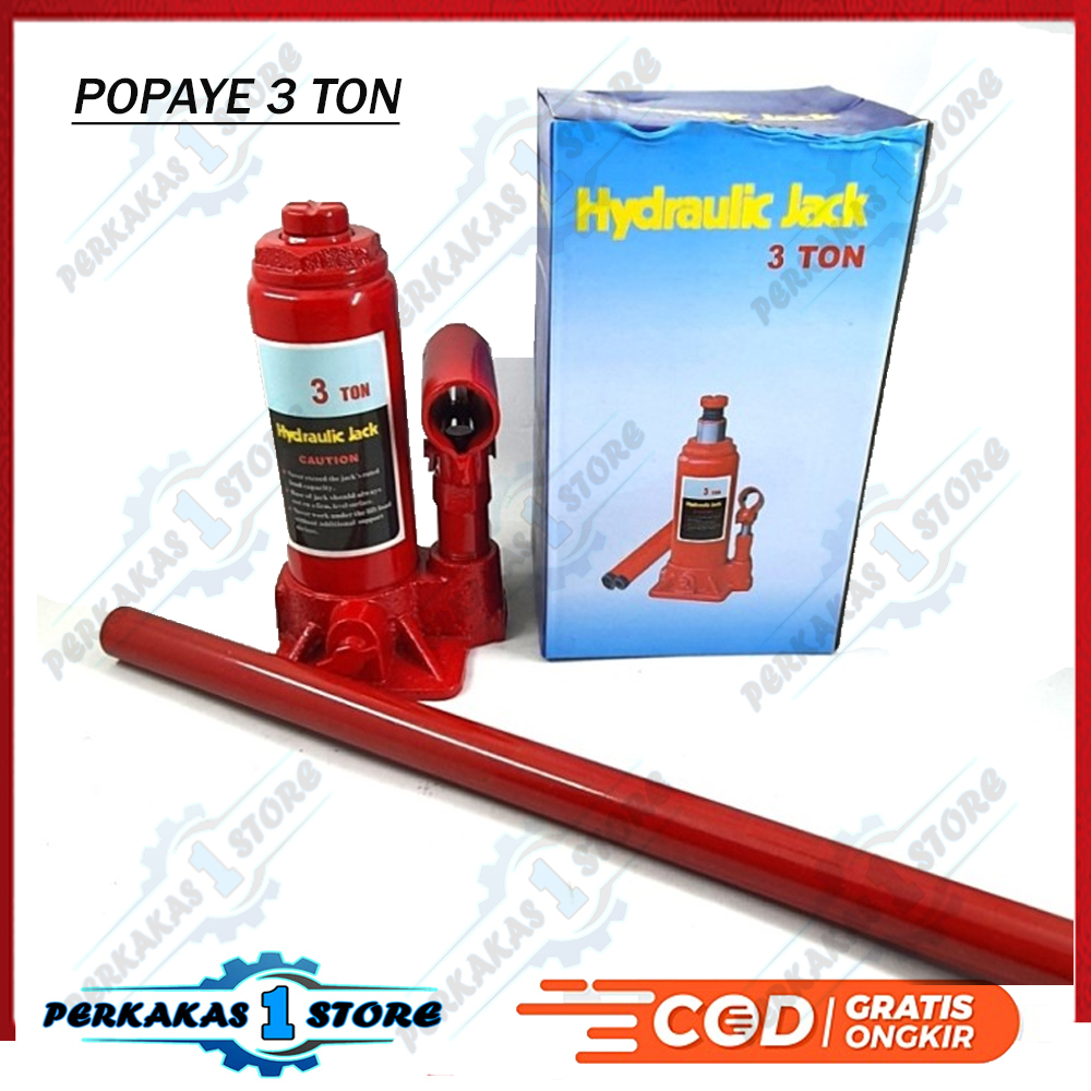 Jual Dongkrak Botol 3 Ton Dongkrak Mobil Hidrolik Hydraulic Jack ...