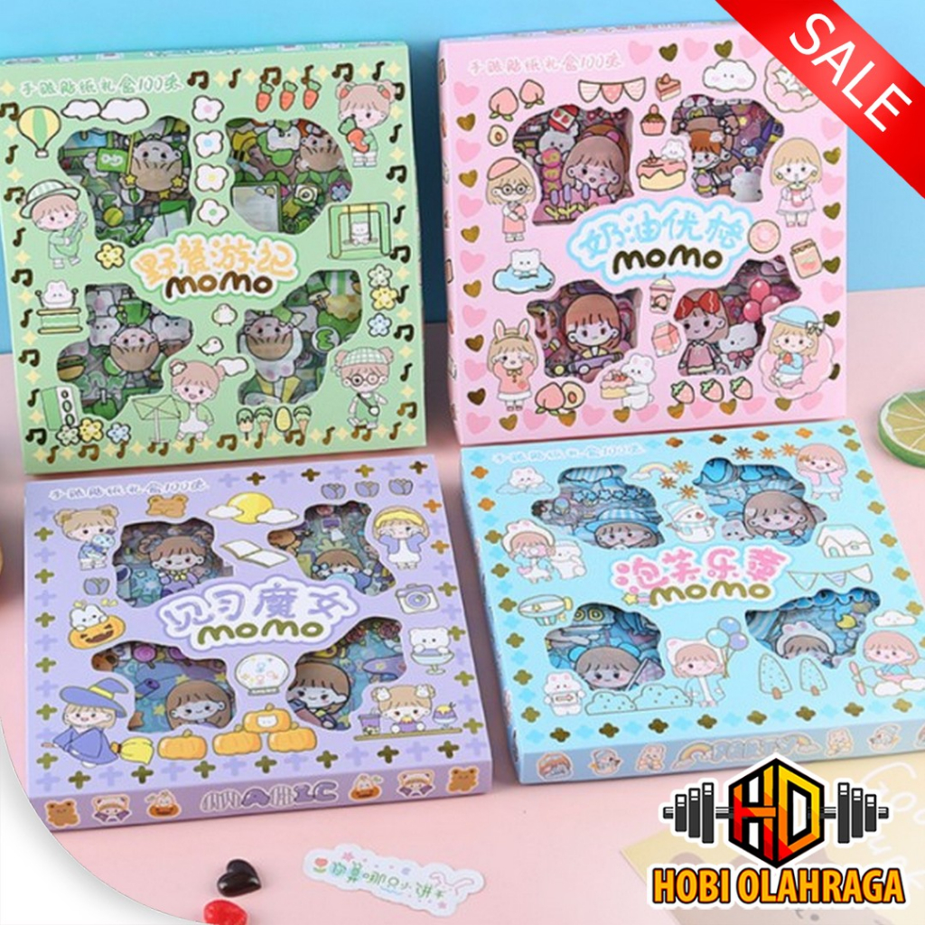 Jual Stiker Momo Lucu / Stiker Kartun Tempel / Stiker Design Kekinian ...