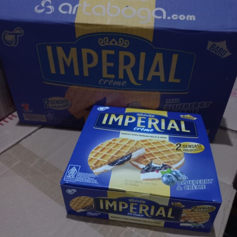 Jual biskuit imperial 27 gram 1 dus isi 6 box 1 box isi 12 pcs | Shopee ...