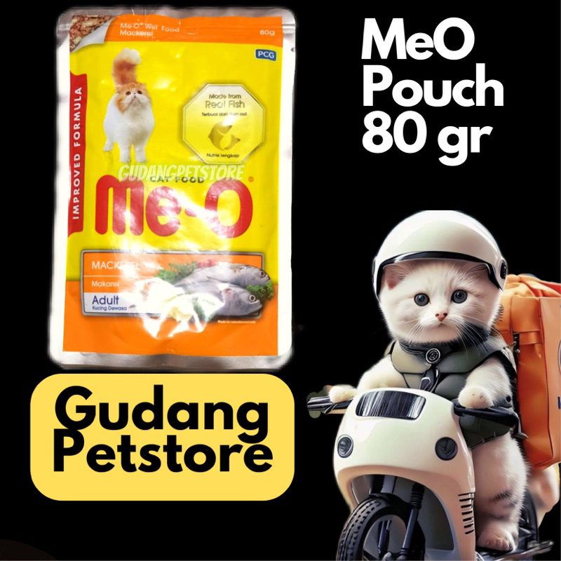 Jual MEO SOBEK / meo pouch 80Gr Kitten & Adult | Shopee Indonesia