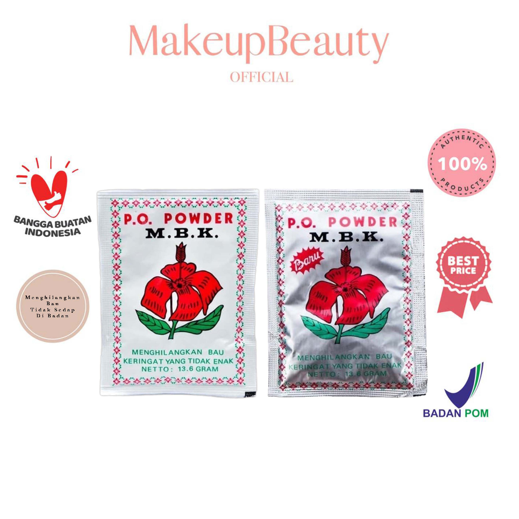 Jual MBK Powder Putih | Silver - Menghilangkan Bau Keringat/Badan ...
