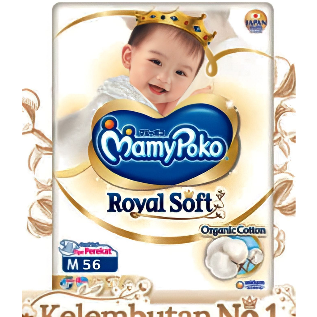 Jual Mamy Poko Perekat Royal Soft S60/M56/L48/XL40/XXL32/megapopok ...