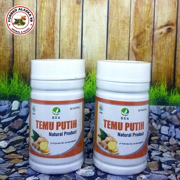 Jual KAPSUL TEMUPUTIH EZA isi 60 kapsul temu putih - temuputih - putih ...